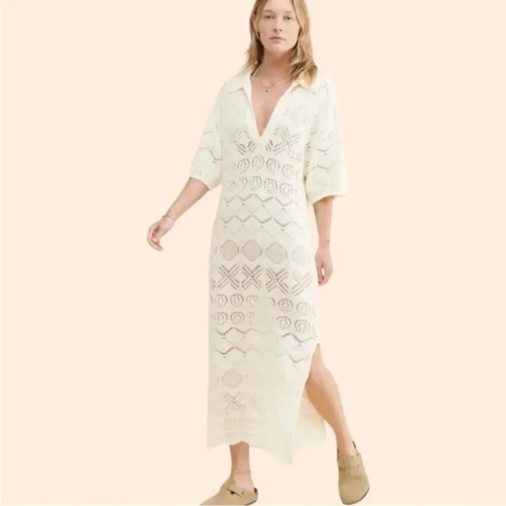 Free People | Swim | Free People Islamorada Fauxchet Sweater Maxi ...